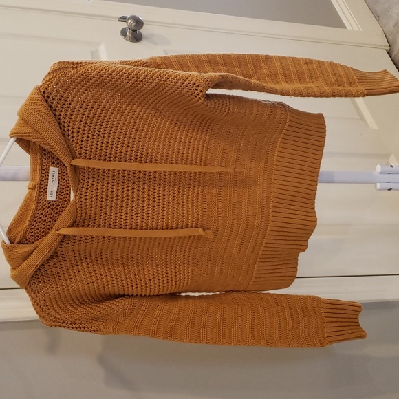 Aeropostale | Sweaters | Womens Aero Hoodie Sweater Gold Xs | Poshmark